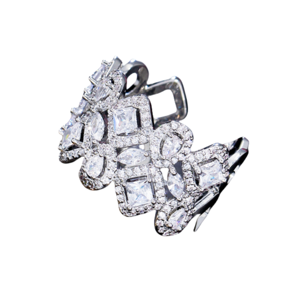 Elie Adjustable Ring in Silver – Natalie Mills