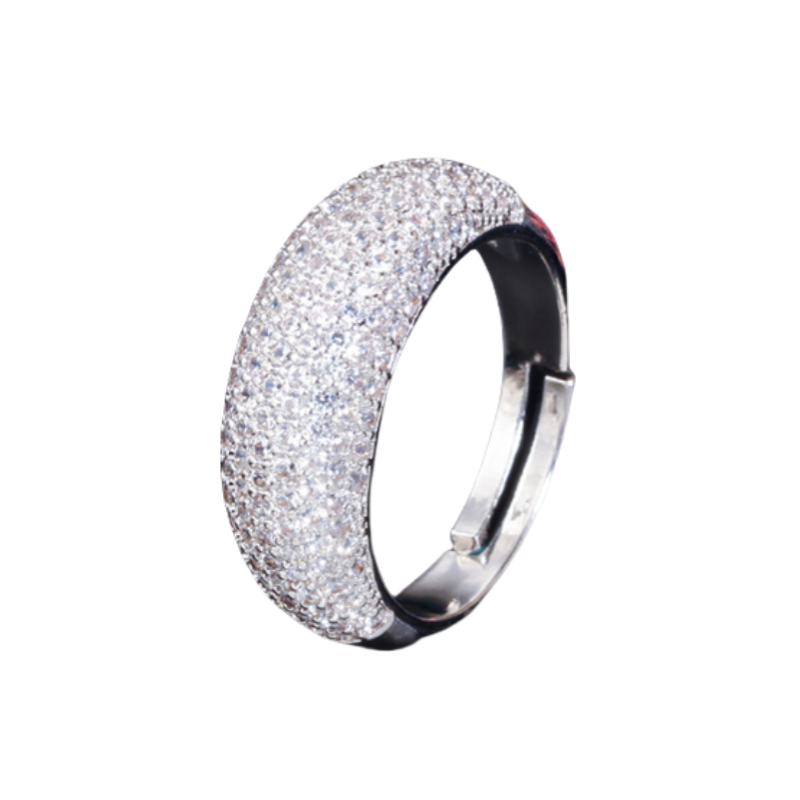 Yani Adjustable Ring in Silver – Natalie Mills