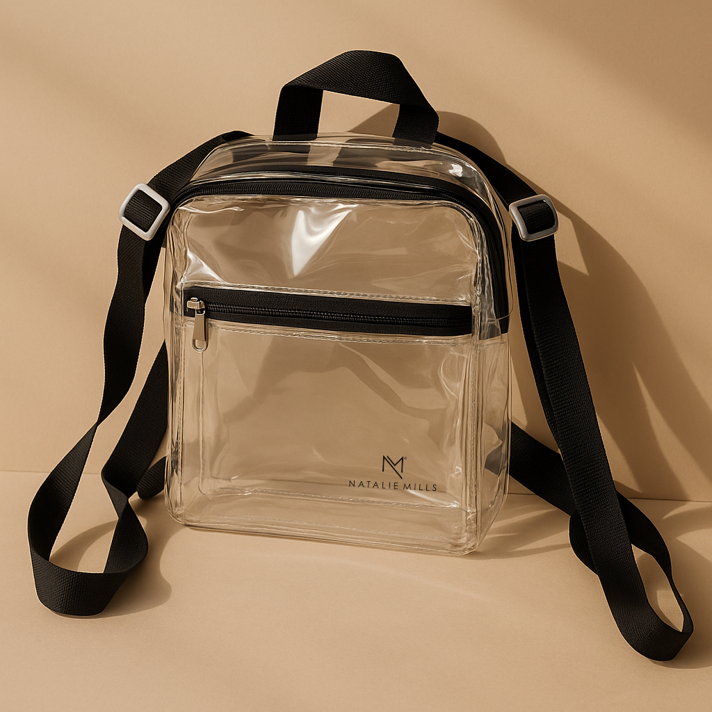 Natasha Clear Backpack – Natalie Mills